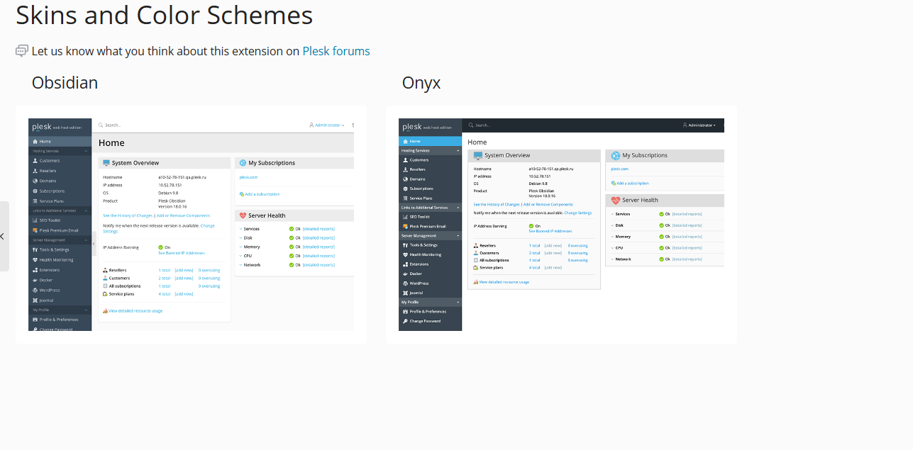 #1How to Change Skins and Color Schemes in Plesk Admin Panel ...